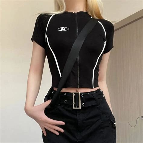 Y2k Korean Vintage Streetwear Casual Acubi Harajuku Egirl T Shirts