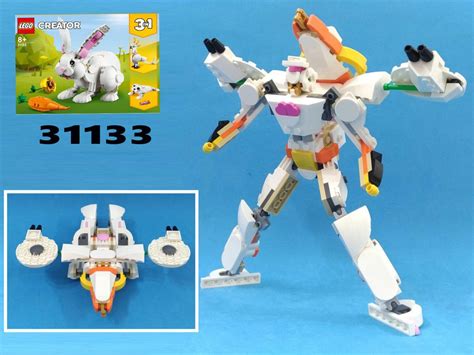 Lego Moc Transformer Vtol Aircraft From Lego Creator 31133 Rabbit By