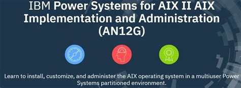 IBM AN31G Training Course Power Systems For AIX Virtualization II Advanced PowerVM And