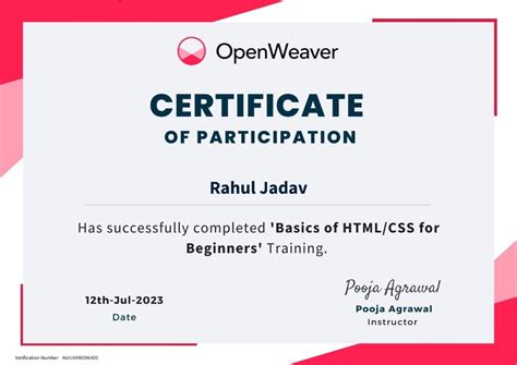 Rahul Jadav On Linkedin Openweaver Html Css