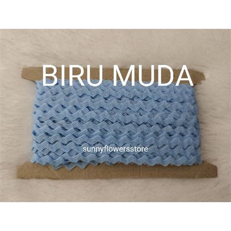 Jual Renda Zig Zag Biku Biku Lebar 05 Cm Isi 18 Meter Shopee Indonesia