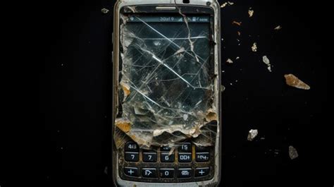 Premium Photo Broken Mobile