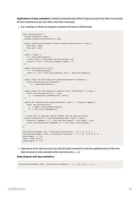 Cs2030 Notes Cs2030 Programming Methodology Ii Nus Thinkswap