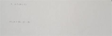 Solved Exercise 1 Let The Universe Be The Set Chegg Com