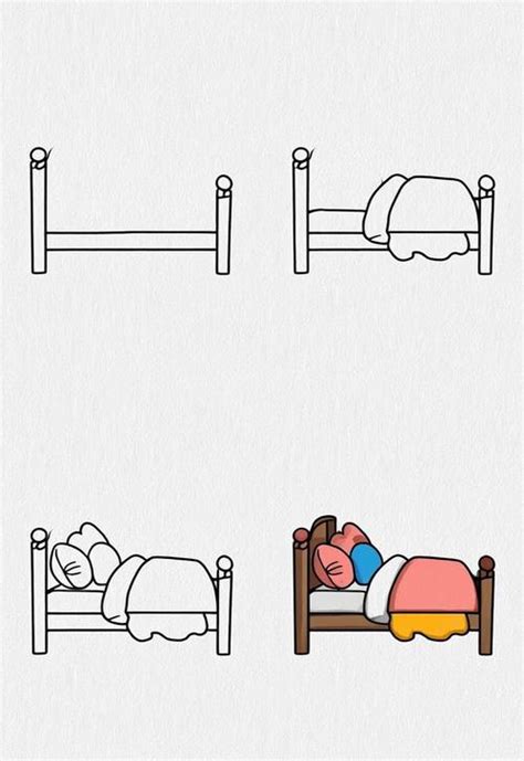 简笔画小床卡通图片（精选16张） 简笔画图片大全