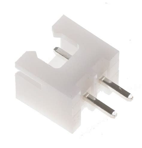 Connector Jst Xh 2p 254mm Pitch Male Tht Verticaal Domoticx