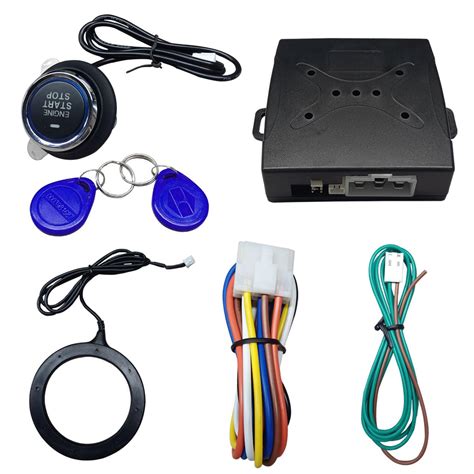 Car Push Engine Start Button Kit Upgrade Push To Start Ignition Kit