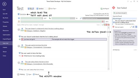 Run Automated Tests Teneo Developers