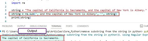 How To Remove A Substring From A String In Python