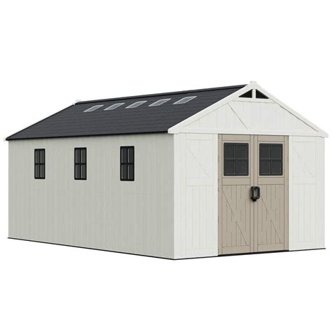 Have A Question About Patiowell 10 Ft W X 16 Ft D Outdoor Storage