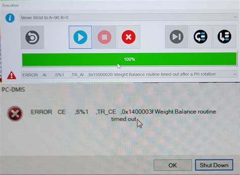 How To Resolve Weight Balance Routine Timed Out Errors
