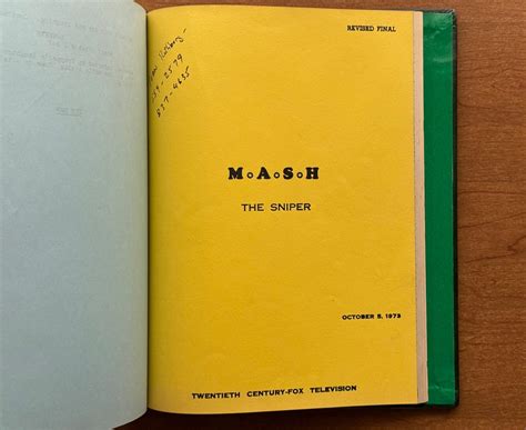 Script Spotlight Page 2 The Mash Historian