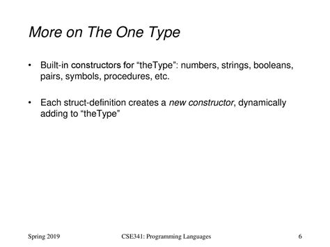 CSE341: Programming Languages Lecture 18 Static vs. Dynamic Typing - ppt download