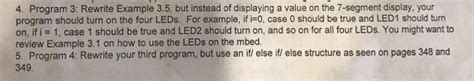 Solved 4 Program 3 Rewrite Example 35 But Instead Of