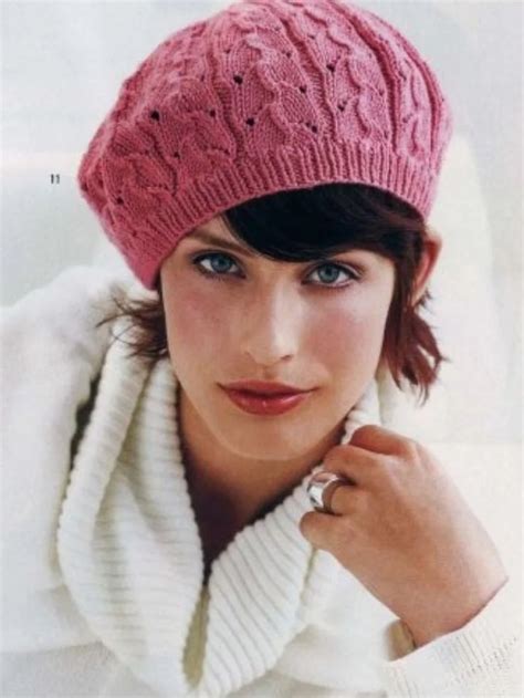 Хорошая подборка вязаных головных уборов Вязаные головные уборы Выкройка шляпы Вязание