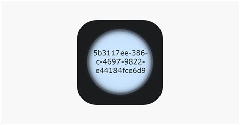UUID Generator On The App Store