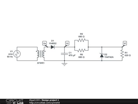 Design Project 1 Circuitlab