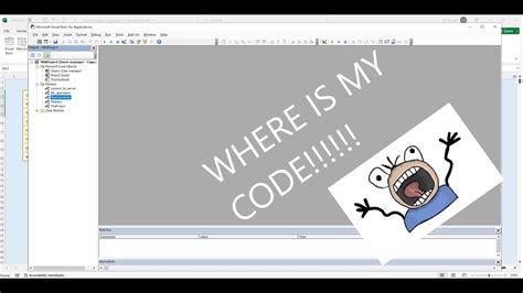 Excel VBA How To Solve Macro Disappeared Problem VBA Code Gone Easy Fix YouTube