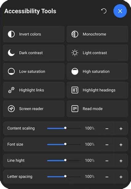 Easy Accessibility Wordpress Plugin