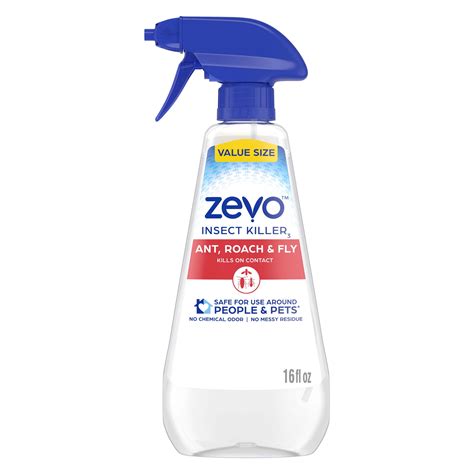 Zevo Ant Roach And Fly Multi Insect Trigger Spray 16 Oz