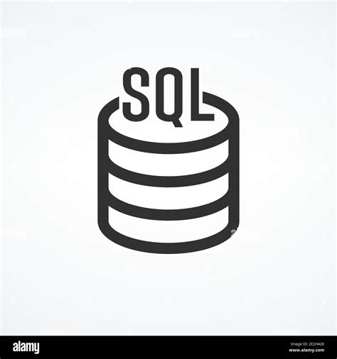 linear sql icon from internet security and networking outline