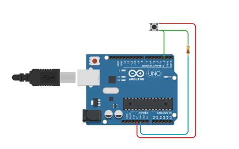 Circuit Design Aufgabe 5 Interrupt Kontroller Tinkercad