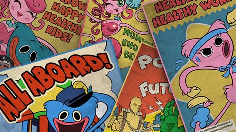 Official Chapter 2 Posters Hints And Clues Poppy Playtime Chapter 2