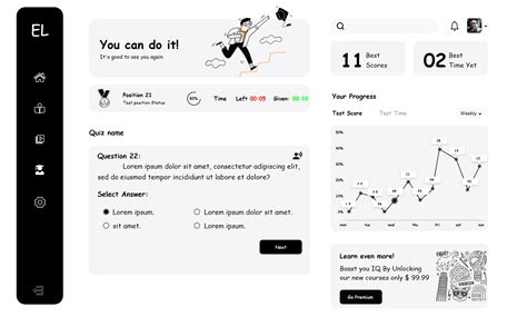 Sample E Learning Website UI UX Design Behance