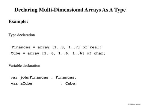 Ppt Multi Dimensional Arrays Powerpoint Presentation Free Download