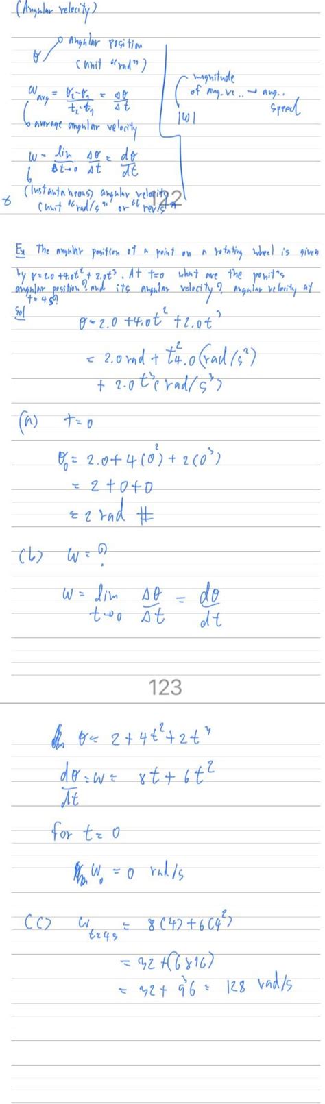 Angular Velocity Physics R Physicsstepbystep