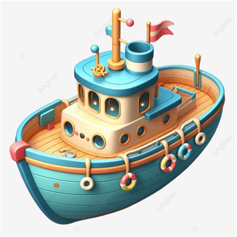 3차원 만화 어선 고립된 백색 위에서 배경 3차원 만화 어선 Png 일러스트 및 이미지 에 대한 무료 다운로드 Pngtree