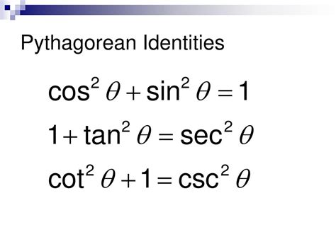 Trigonometric Identities Ppt Download