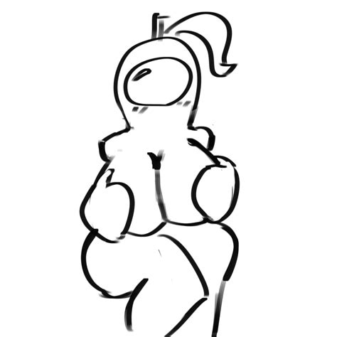 Rule 34 1girls Among Us Big Breasts Covered Nipples Female Female