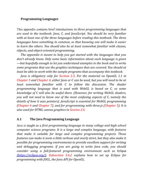 Programming Languages You Should Be Very Familiar With At Least One