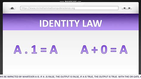 De Morgans Law Explained Simplifying Boolean Expressions Asa Level Computer Science Aqa