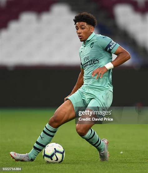 Xavier Amaechi Of Arsenal During The Match Between West Ham United