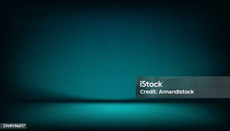 바닥에 스포트라이트가 있는 녹색 배경 벽 스튜디오 룸 제품 발표를 위한 네온 불빛을 가진 미니멀리즘 빈 진한 녹색 배경 무대 쇼 기술 개념을 위한 3d 파란 전시 연단 대