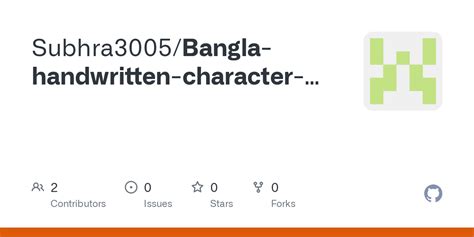 Github Subhra3005bangla Handwritten Character Recognition Using Few