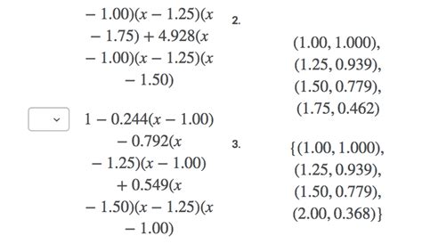 Solved Match The Interpolating Polynomials To Their