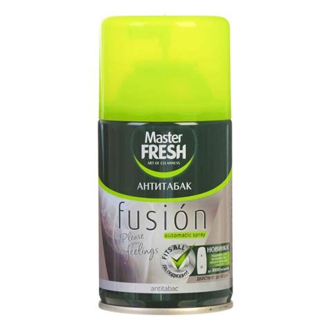 Освежитель воздуха Master Fresh Fusion "Антитабак", сменный баллон, 250 ...