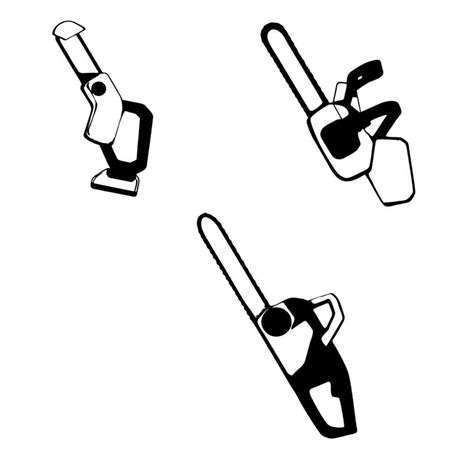 Chain Saw Svg Bundle Logging Chainsaw Clipart Wood Cutting Machine Vector Saw Decal Wood