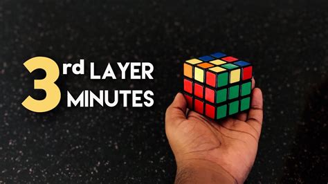 Rd Layer In Minutes How To Solve A Rubiks Cube Third Layer YouTube