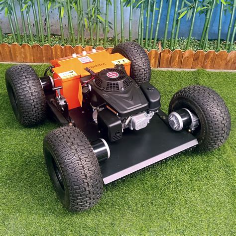 Wireless Radio Control Mowing Robot Vtw550 90 With Pull Start Vigorun Mower Remote Mower