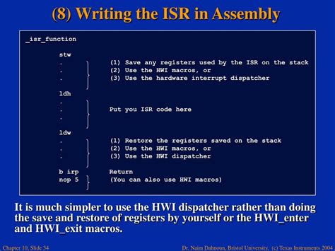 Ppt Chapter 10 Interrupts Powerpoint Presentation Free Download Id363891