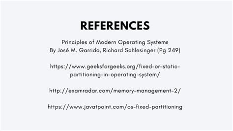 fixed partitioning of memory pdf