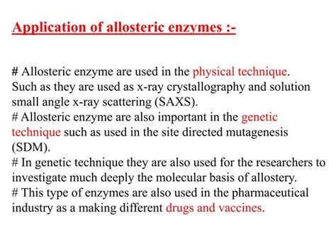 Allosteric Enzyme Pptx Chemistry Science