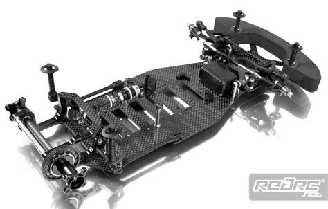 Red RC Xray X10 Link Pan Car Chassis