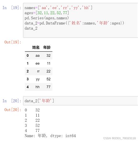 一、dataframe对象 Csdn博客