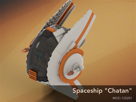Lego Moc Spaceship Chatan By Brampf Rebrickable Build With Lego