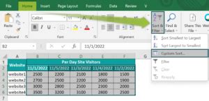 Column Sort In Excel Step By Step Examples How To Sort